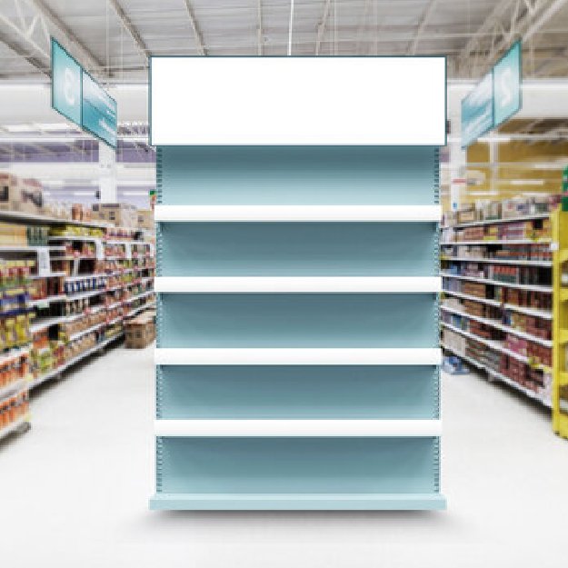 Floor Display Gondola - Liwa Printing Press Services