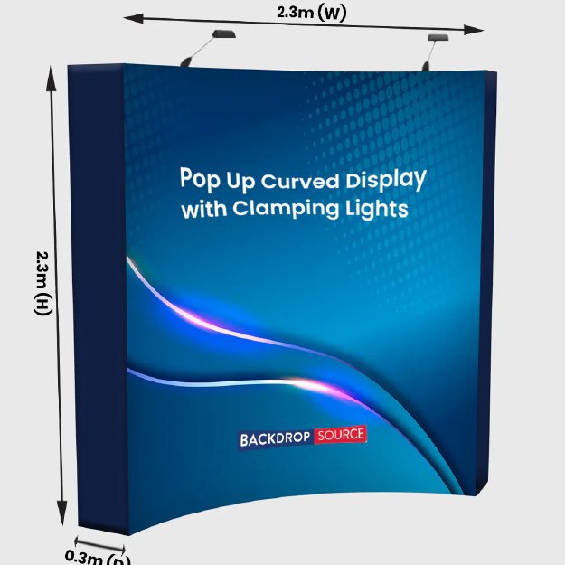 Curved Backdrop - Liwa Printing Press Services