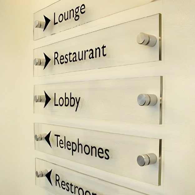 Wall Mounted Signage - Liwa Printing Press Services